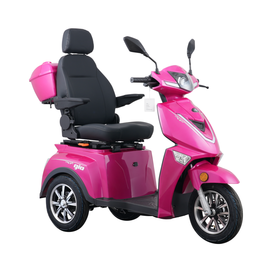 GIO Titan Premium Long Range Mobility Scooter for Outdoor With Twist G ...